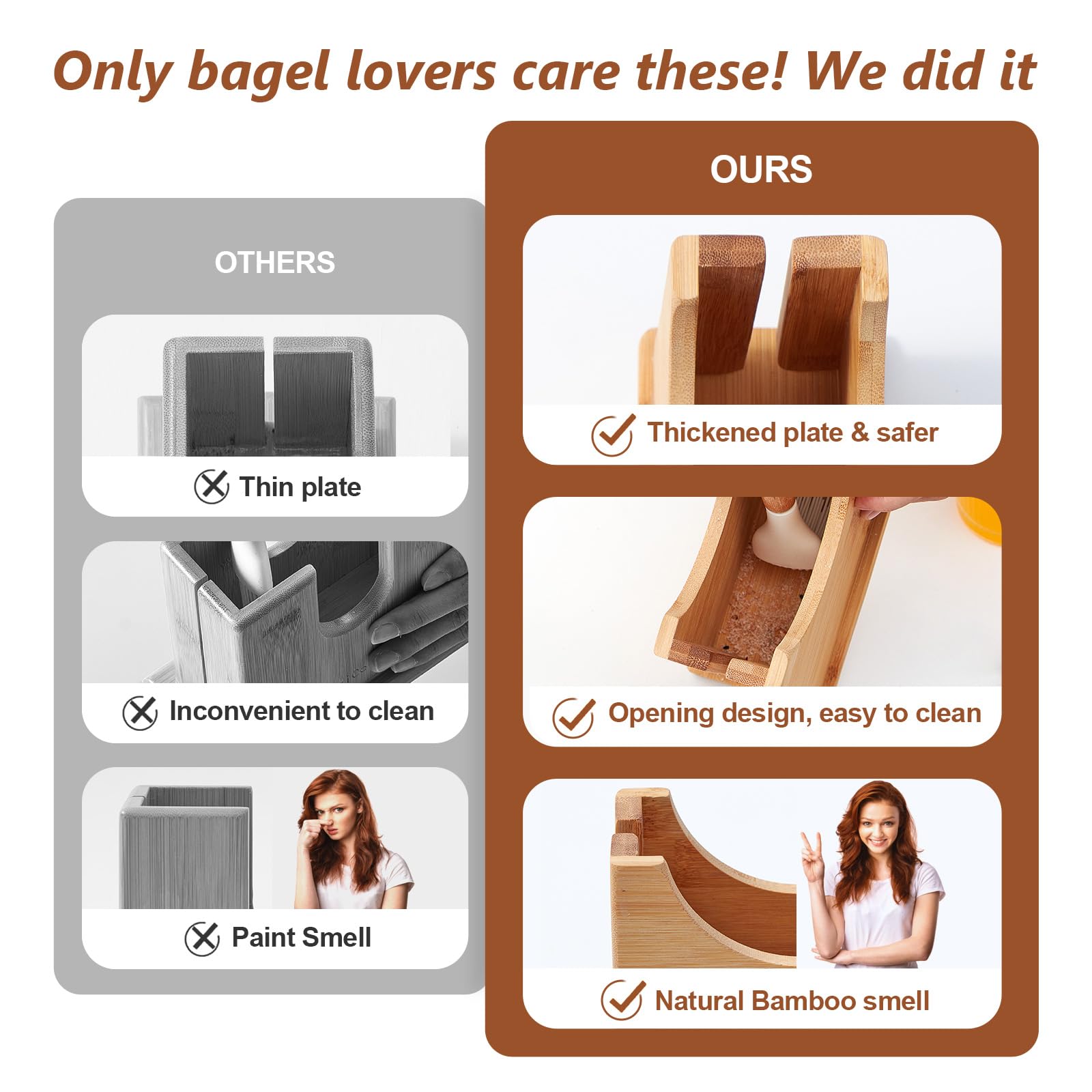 CoziCorner Precision Bagel Slicer: Effortlessly Slice and Enjoy Perfect Bagels Every Time