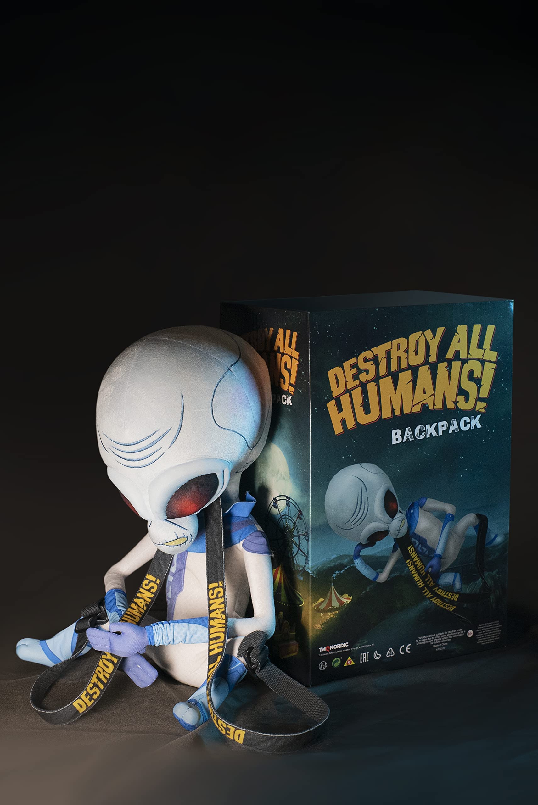 Destroy All Humans! Crypto Backhugger Plush Backpack