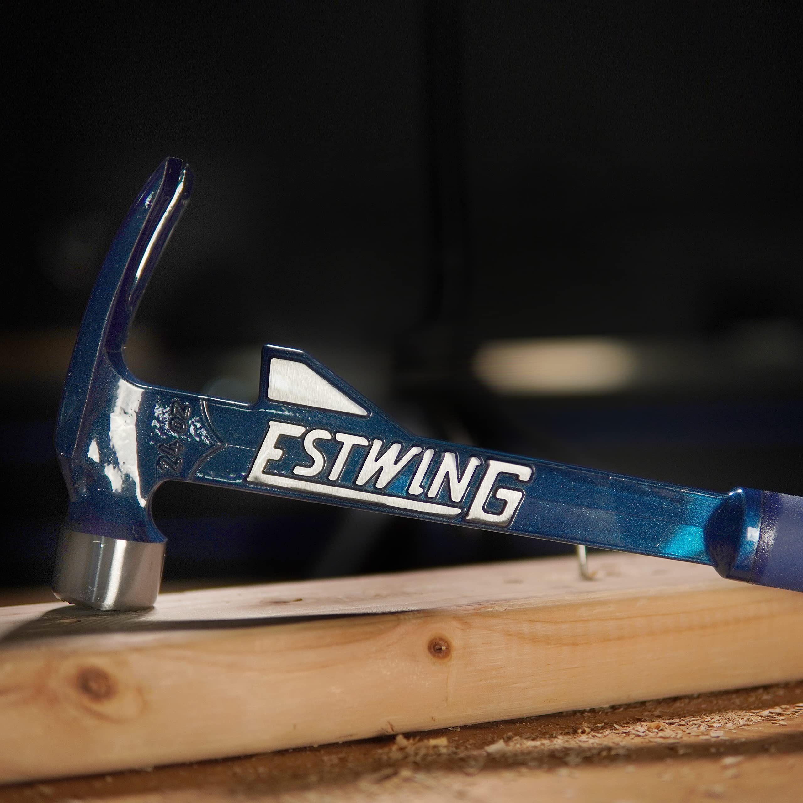 Estwing 24 Oz Milled Face Hammertooth Hammer + Swanson 7" & 12" Speed Squares Value Pack
