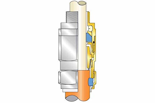 Explosion Proof Cable Gland 3/4" NPT Nickel Plated Brass 0.24-0.46" OD C1D1 ATEX IEC Ex N4X