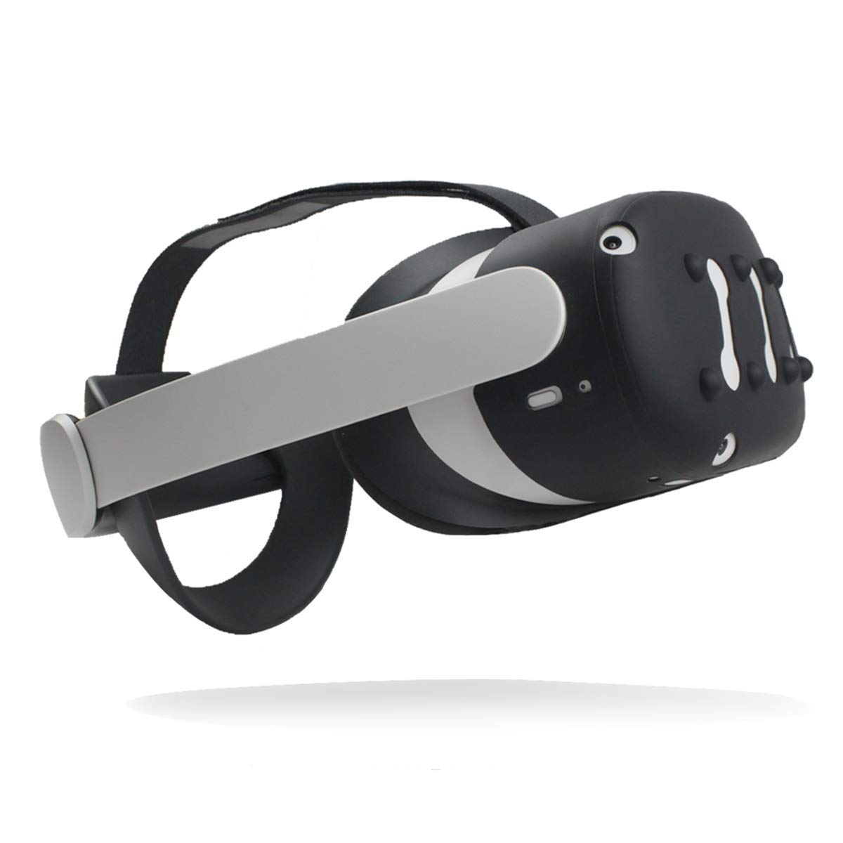 CNBEYOUNG VR Shell for Oculus Quest 2, VR Headset Protective Skin, Front Face Cover Protects Cameras and All Ports, Special Designed Opening for Heat Dispersion(Black)