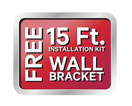 DAIKIN Dual (2 Zone) 4MXS Air Conditioner Heat Pump + Maxwell 15 ft. Installation Kit + Wall Bracket (9000 + 24000 BTU)