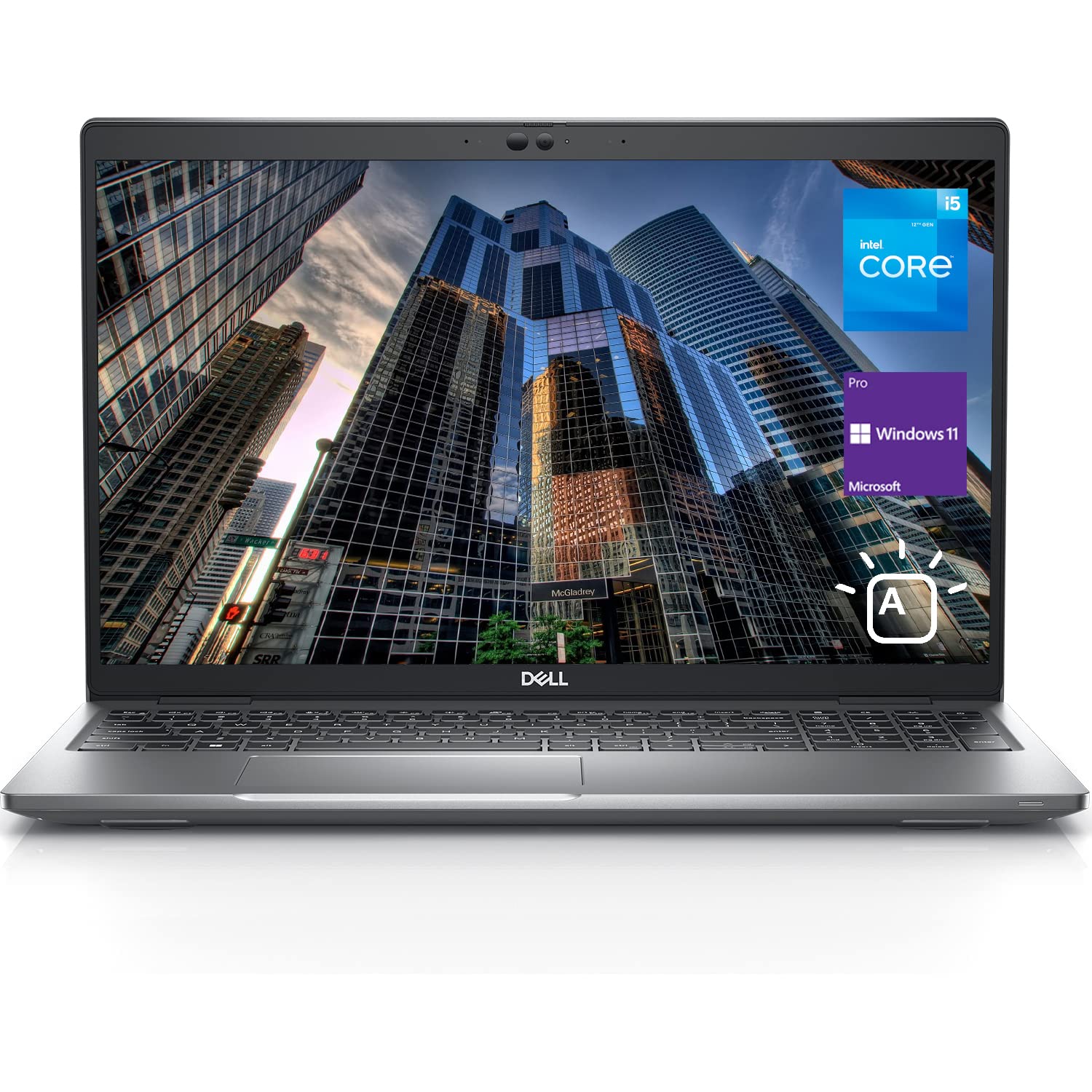Dell Latitude 5530 Business Laptop, 15.6" FHD Display, 12th Gen Intel Core i5-1235U, 16GB RAM, 1TB SSD, Webcam, HDMI, Thunderbolt 4, Backlit Keyboard, Wi-Fi 6, Windows 11 Pro, Silver