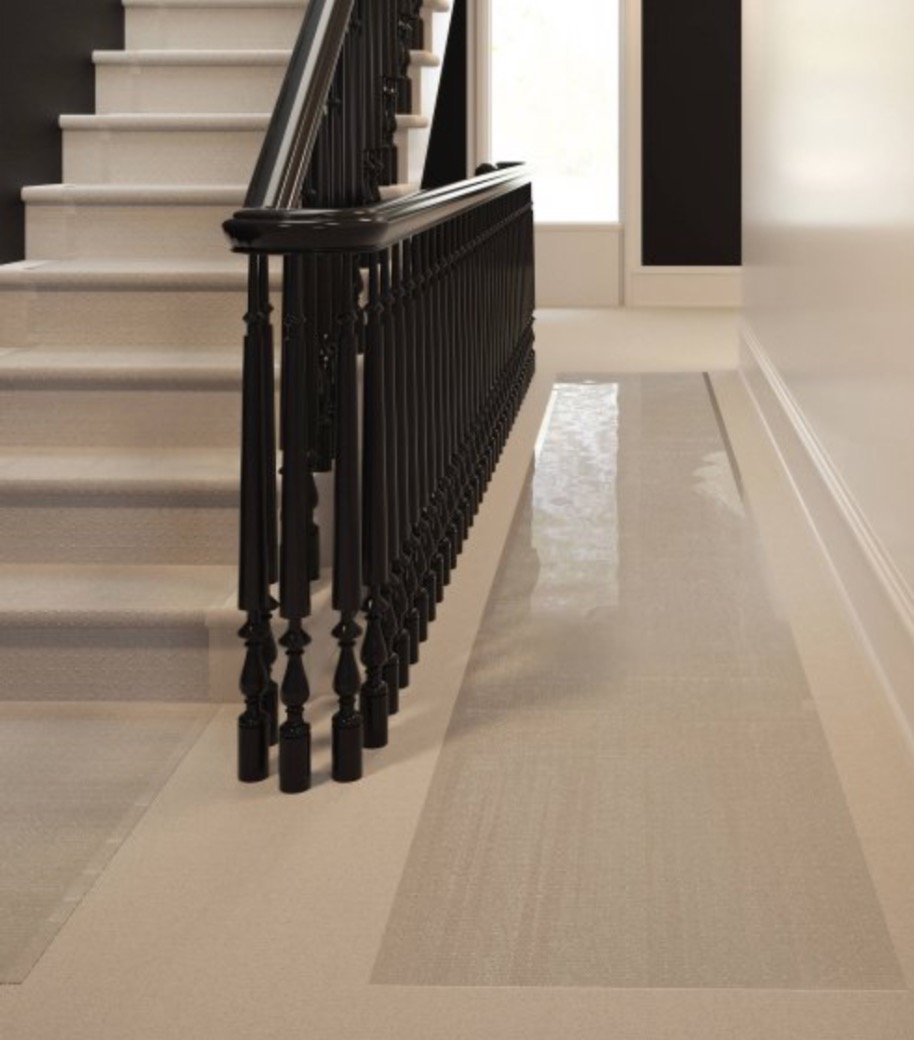 Clear Plastic Runner Rug Carpet Protector Mat Ribbed Multi-Grip (Clear Plastic, 26" in x 60" in)