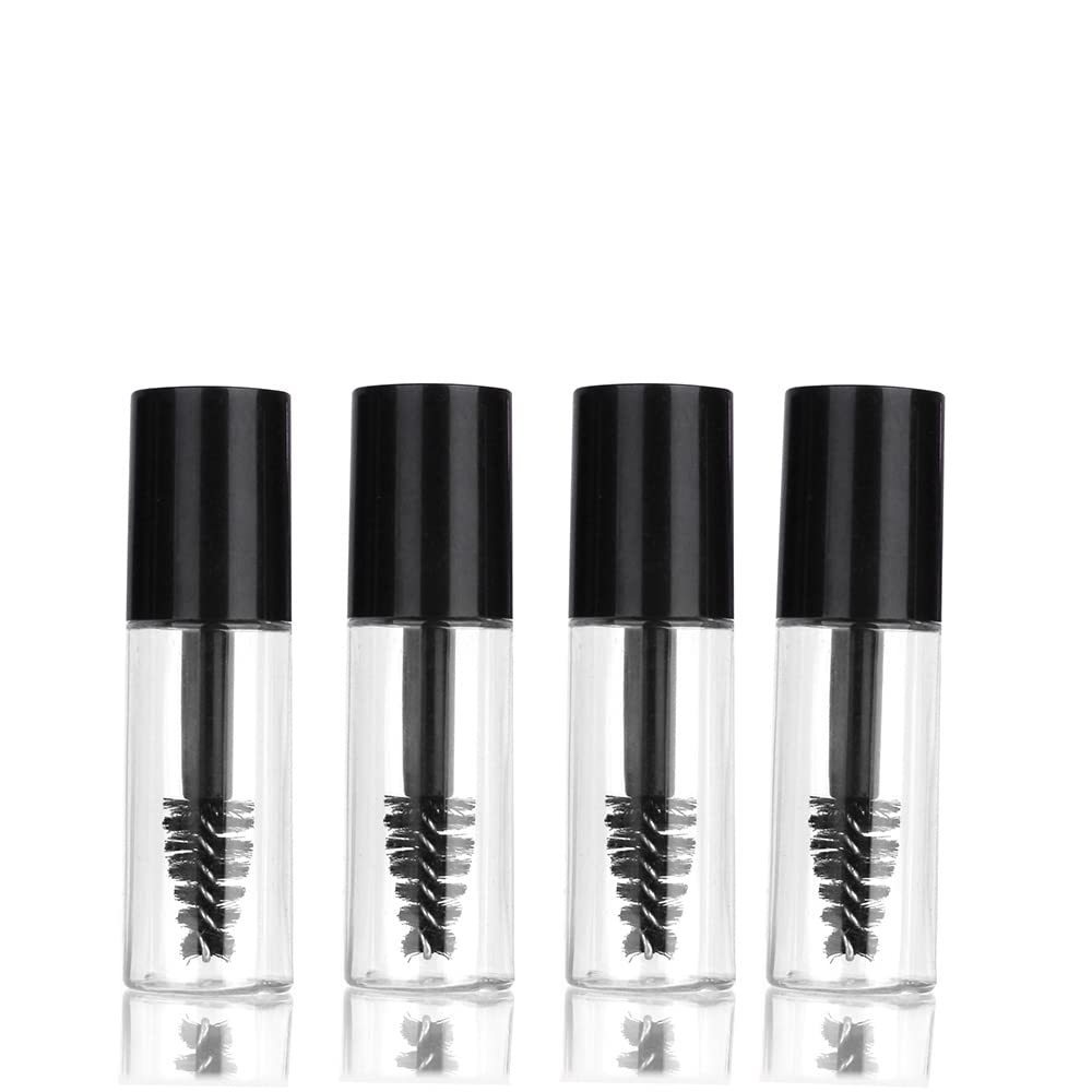 COSIDEA 29 PCS Empty Mini 3ml mascara tubes and wand for castor oil, Small Sample Size Eyelash Growth packing Tube container