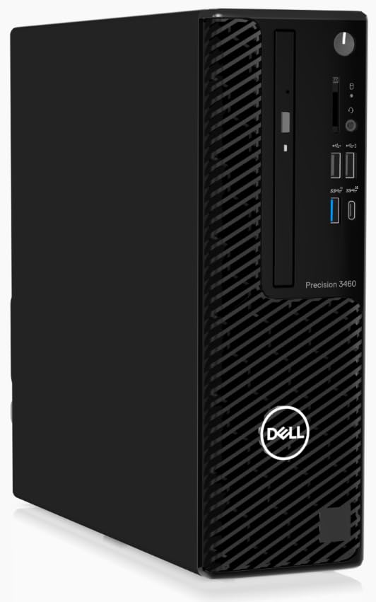 Dell Precision 3460 Desktop, i9-12900K, 64GB RAM, 2TB NVMe SSD, Nvidia Quadro T1000 4GB Graphics, DVDRW, USB C, HDMI, Mini-DisplayPort, AC Wi-Fi USB, BT, Windows 11 Pro