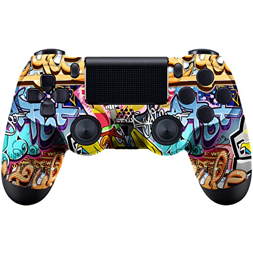 TIANHOO Wireless Controller Compatible with PS4/Slim/Pro with Dual Vibration/6-Axis Motion Sensor/Audio Function