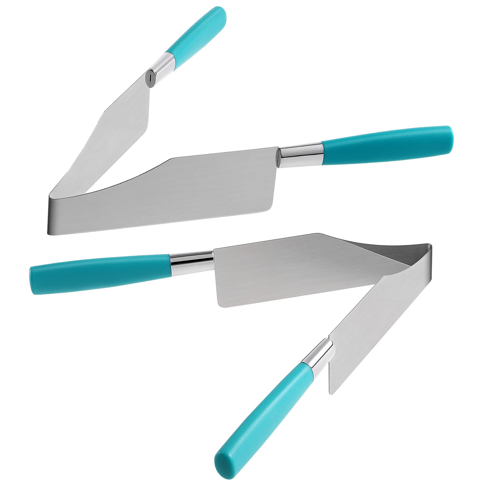 DOITOOL 2pcs Cake Cutter Pastry Cutter Stainless Steel Pie Pie Server Pie Cutter Pizza Kits Cake Lifter Metal Cake Server Butter Cutter Cake Slicer Cake Tongs Baby Old Fashioned