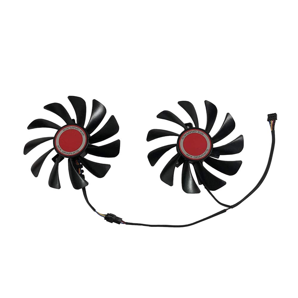 DIY Graphics Card Fans GPU Cooler CF1010U12S for XFX RX 580 RX590 RX 580/590 Video Cards Cooling (100mm CF1010U12S)