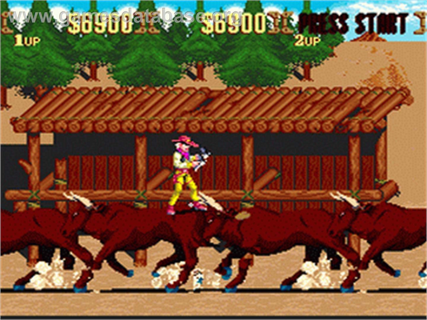 Sunset Riders (Super Nintendo, SNES) - Reproduction Video Game Cartridge