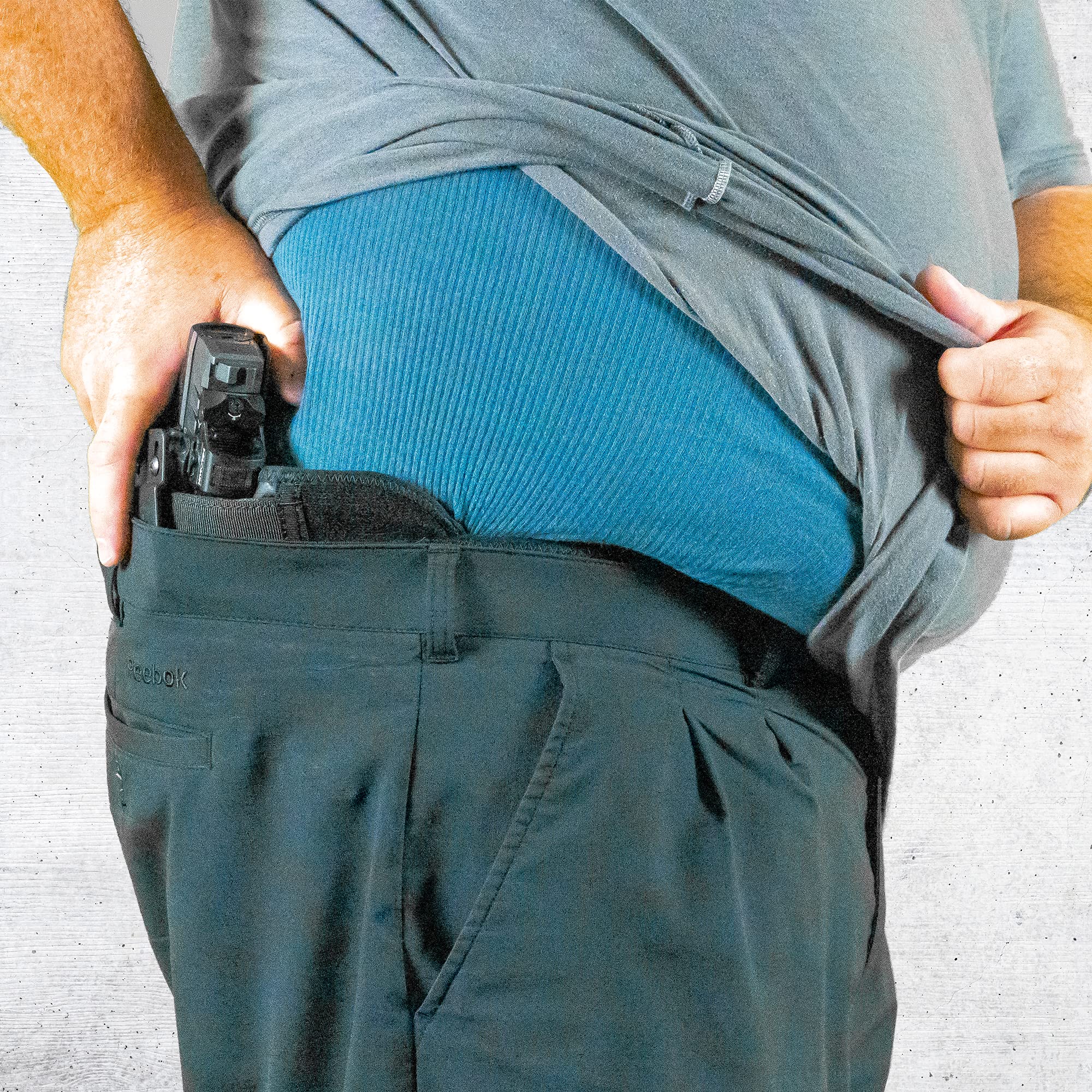Clip & Carry STRAPT- TAC Belly Band Holster | Use with Any IWB Kydex Gun Holster for Concealed Carry, (kydex Holster not Included)