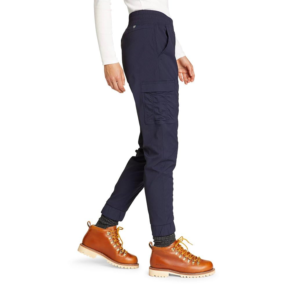 Eddie Bauer Women's Sonoma Breeze Lined Joggers, Atlantic, Medium
