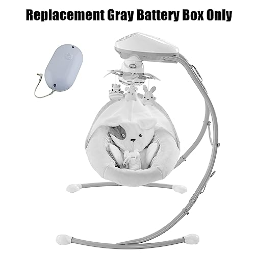Replacement Part for Fisher-Price Sweet Snugapuppy Dreams Cradle 'n Swing - DRG43 ~ Replacement Gray Battery Box