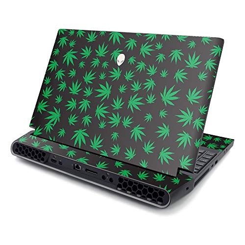 MightySkins Skin for Alienware AREA-51M R2 (2020) - Abstract Black | Protective, Durable, and Unique Vinyl Decal wrap Cover | Easy to Apply, Remove, and Change Styles | Made in The USA