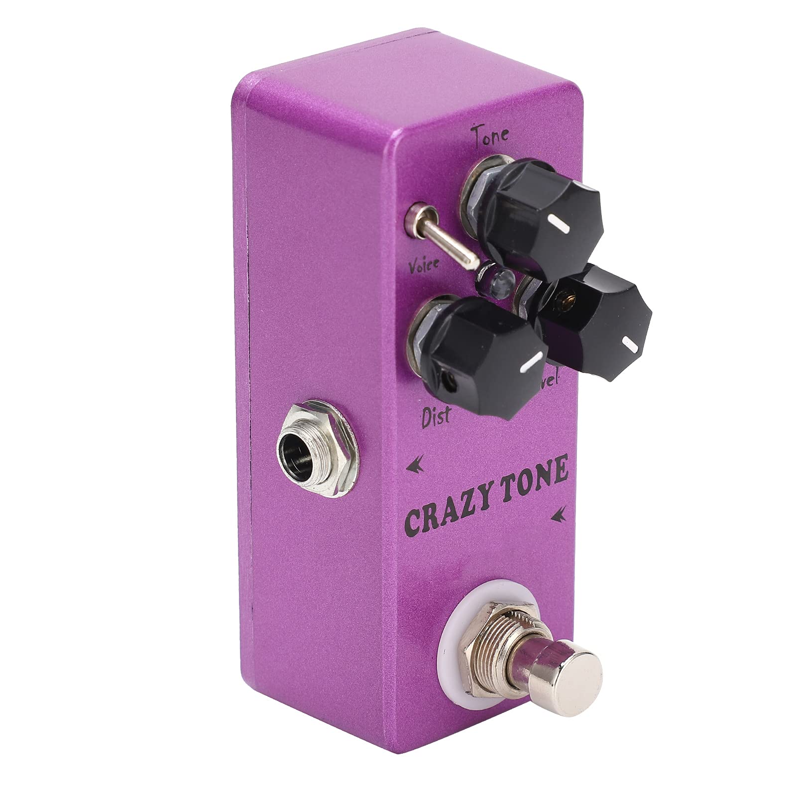 Distortion Guitar Effect Pedal Crazy Tone Full Analog Circuit Accessories For Electrical, Very Durable For Long Time Use.