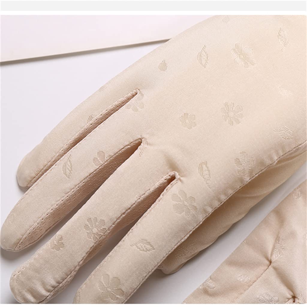 Driving Mid-Length Gloves Thin Section Arm Guard Sleeves Shading Ice Silk Sleeves Summer Women (Color : B, Size : 57 * 11cm)