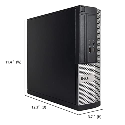 Dell OptiPlex 7020 Computer Desktop PC, Intel Core i5, 8GB RAM, 2TB HDD, MG New 22 inch LED Monitor, RGB Speaker and Keyboard Mouse, WiFi, Windows 10 Pro (Renewed)