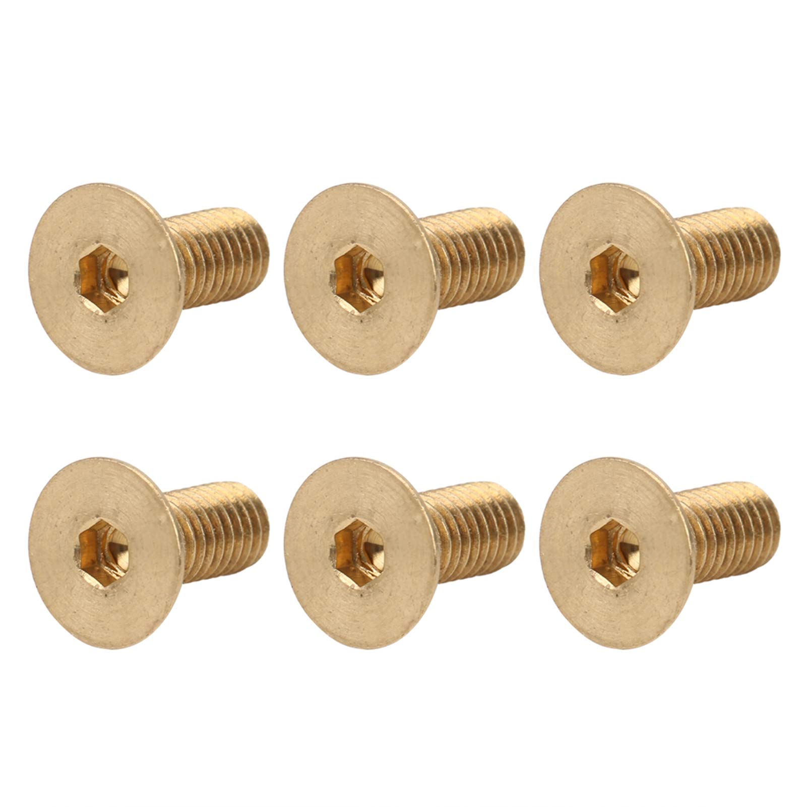 Countersunk Hex Socket Screws, 50Pcs Flat Hexagon Socket Screw, M5 Pure Copper Countersunk Head Screw, Can Fix Components, Industrial and, Rivet Nuts (M5*12)