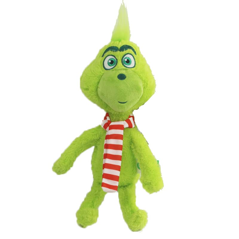 LXSLFY Christmas Plush Doll 12" Green Monster Doll,Suitable for Christmas Decorations/Gifts