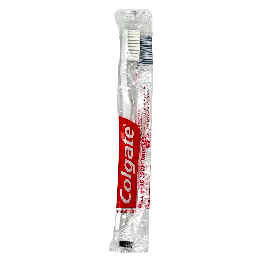 Gladness! Toothpaste Toothbrush Travel Kit Bulk Bundle Includes Cavity Protection .85 Oz | Individually Wrapped Soft Toothbrush | 5 Floss Picks | TSA Approved Clear Zip Pouch