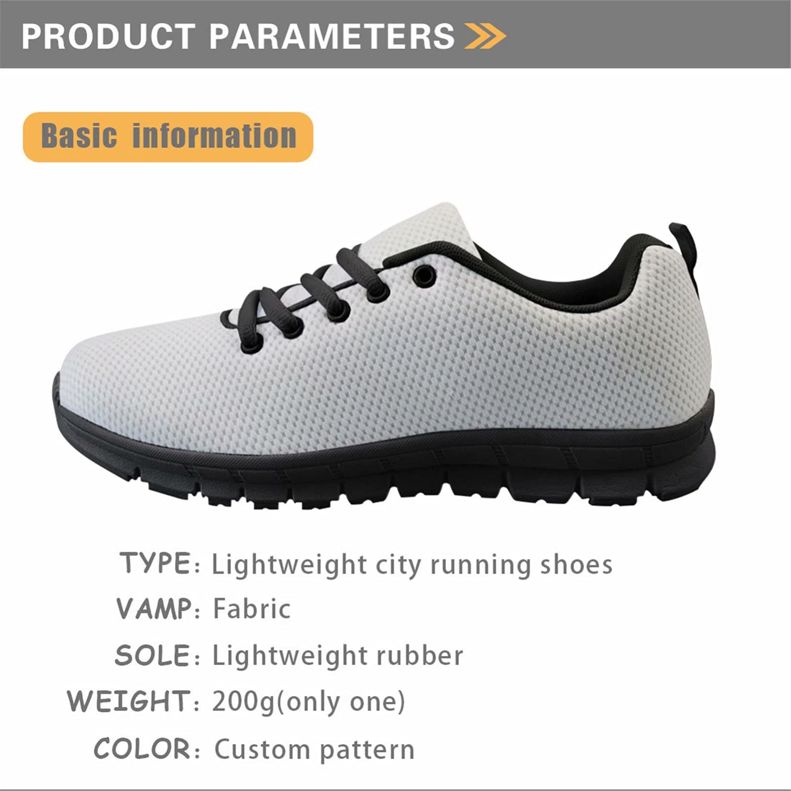 Forchrinse Moon Star Running Shoes Walking Shoes Athletic Tennis Sneakers for Men Women