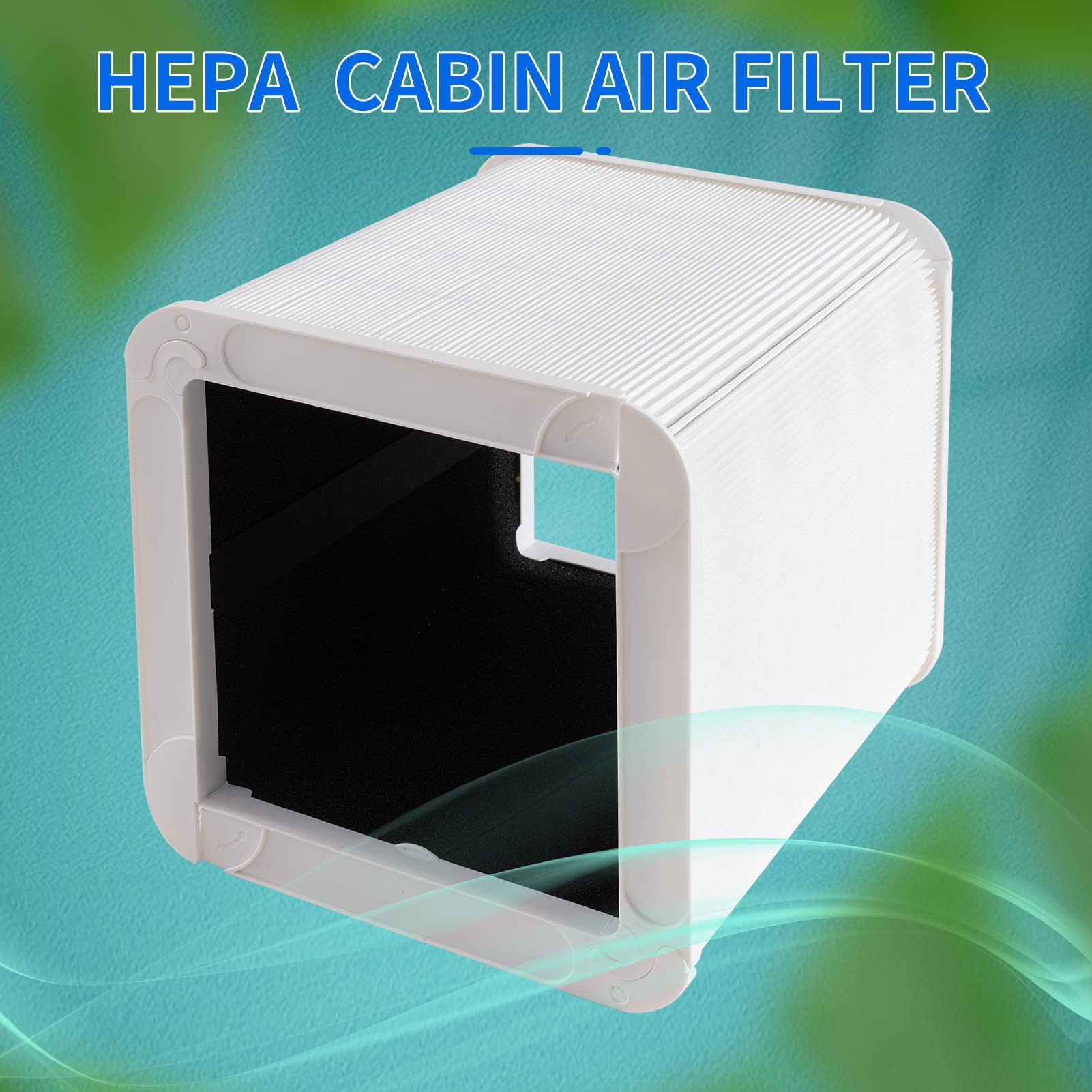 ELEMFIL 211+ Replacement Filter Compatible with Blueair Blue Pure 211+ Air Purifier, Foldable Filter