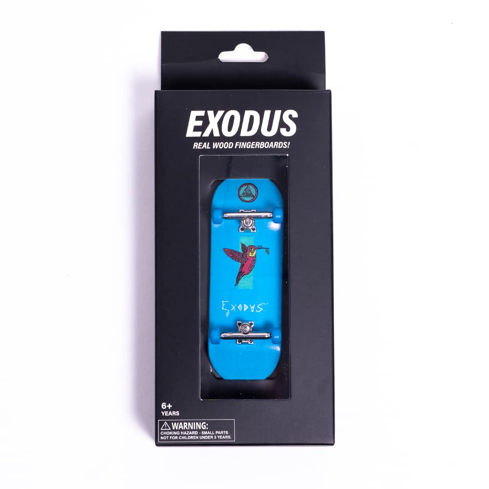 Exodus Deep Concave Complete Fingerboard (Blue Ski Mask, 32mm)