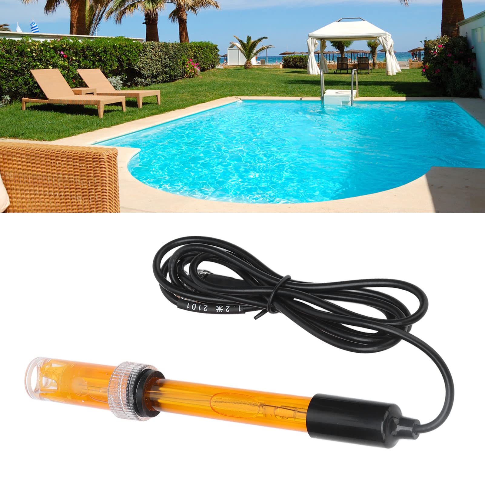 GLOGLOW ORP Tester Meter Probe, ORP Electrode Good Conductivity High Accurate Replacement for Hydroponics