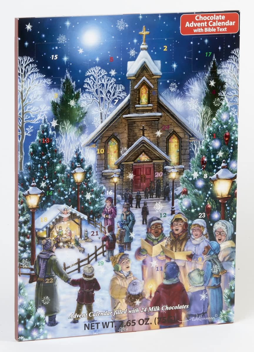 Christmas Eve Chocolate Advent Calendar (Countdown to Christmas Calendar)