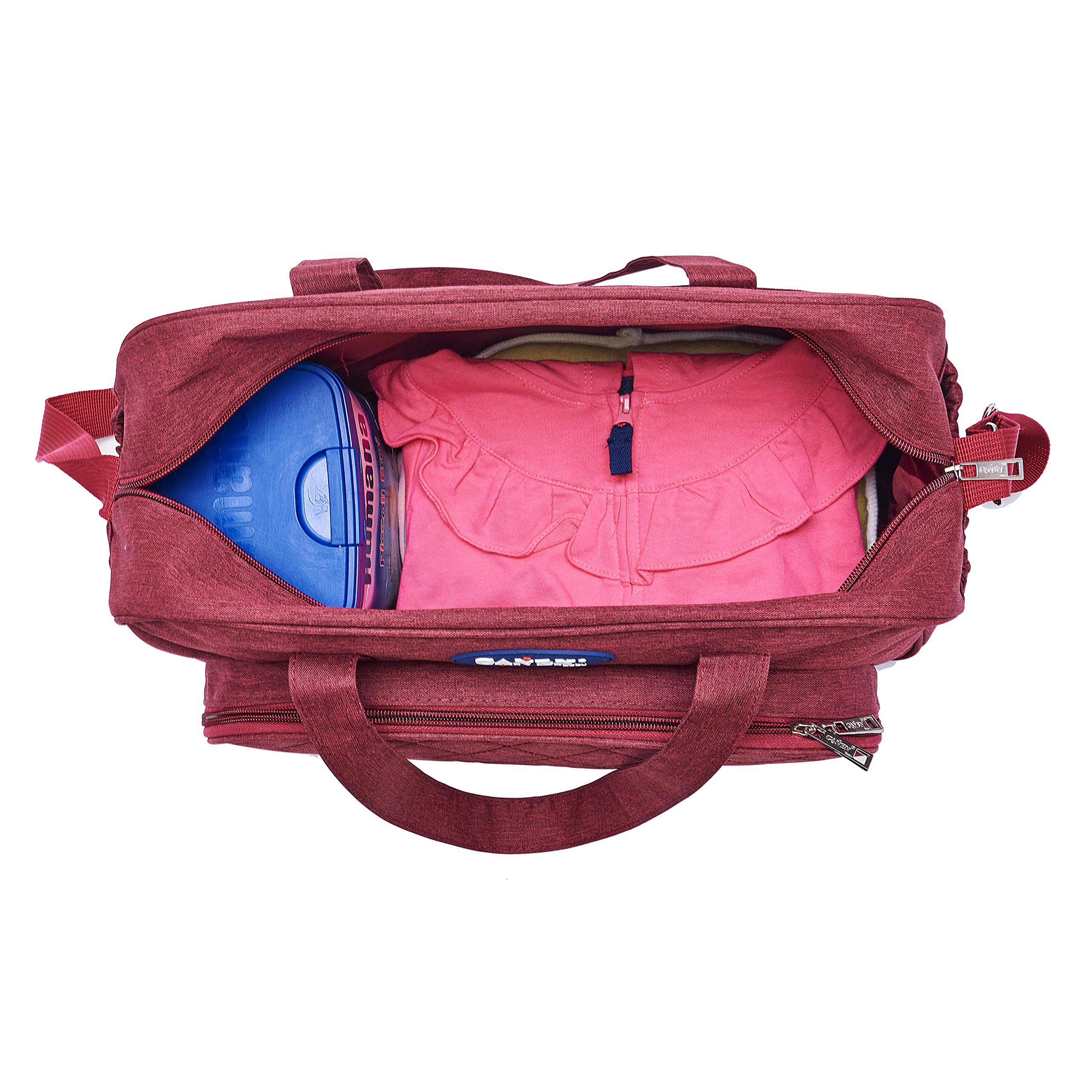Diaper Bag Maternity Mother Baby Bags Multifunction Travel Pack Large Capacity (Red)