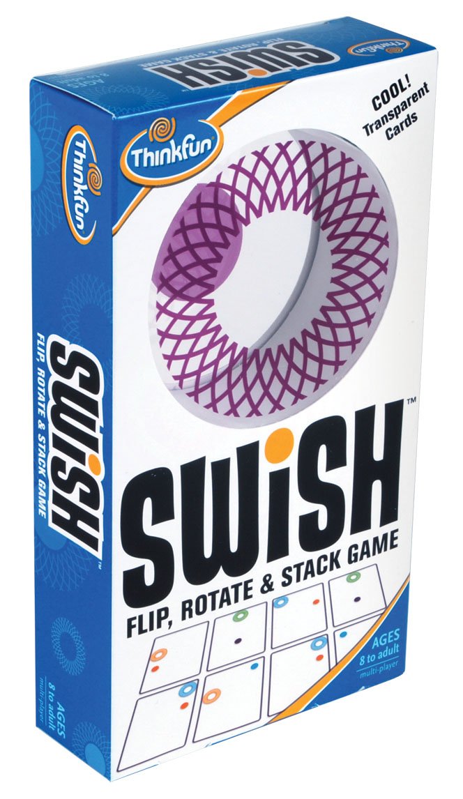 Think Fun Swish - A Fun Transparent Card Game and Toy of the Year Nominee For Age 8 and Up