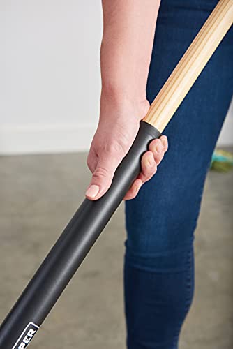 Harper 20201044 24 in. Indoor/Outdoor Dry All-Purpose Push Broom with Dual Bristles, for Dust, Gravel, Debris
