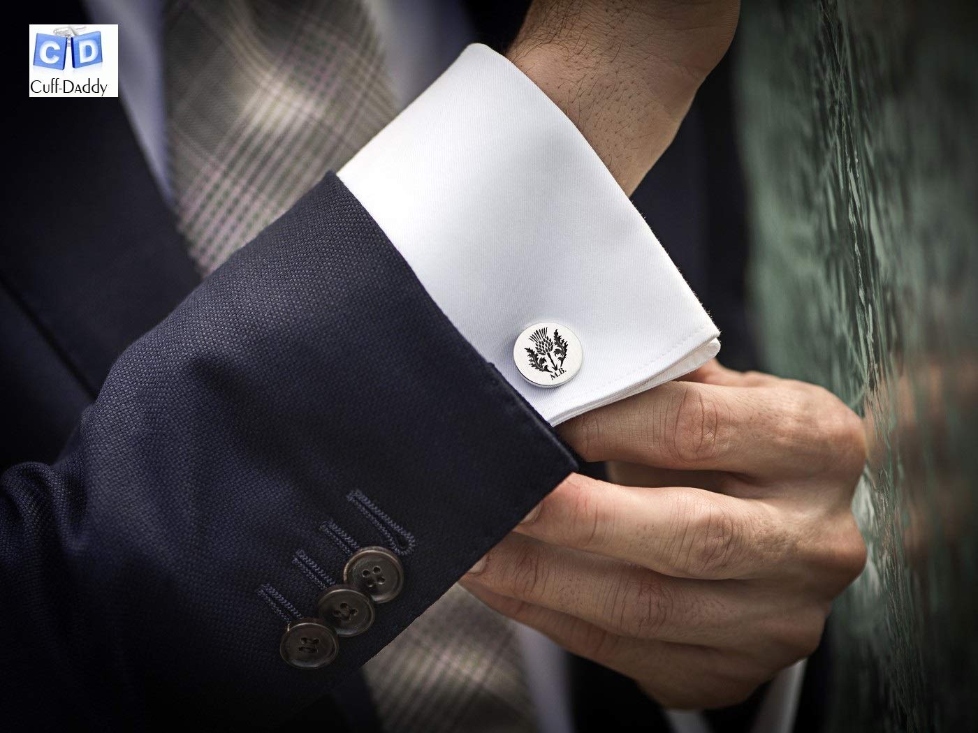 Cuff-Daddy Painted Cheetah Cufflinks with Travel Presentation Gift Box