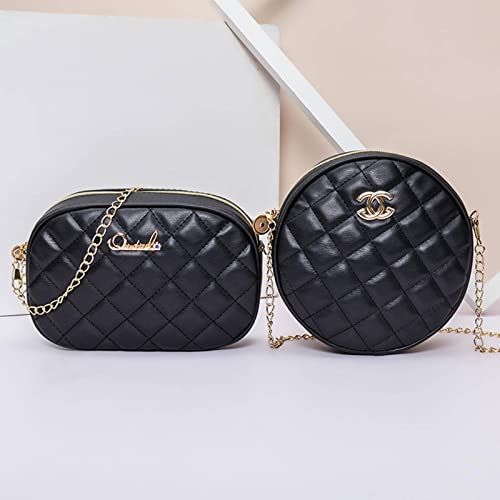 FARZI Embroidered Shoulder Bag Women's Bag 2022 Diamond Chain Round Bag Mini Phone Crossbody Small Square Bag
