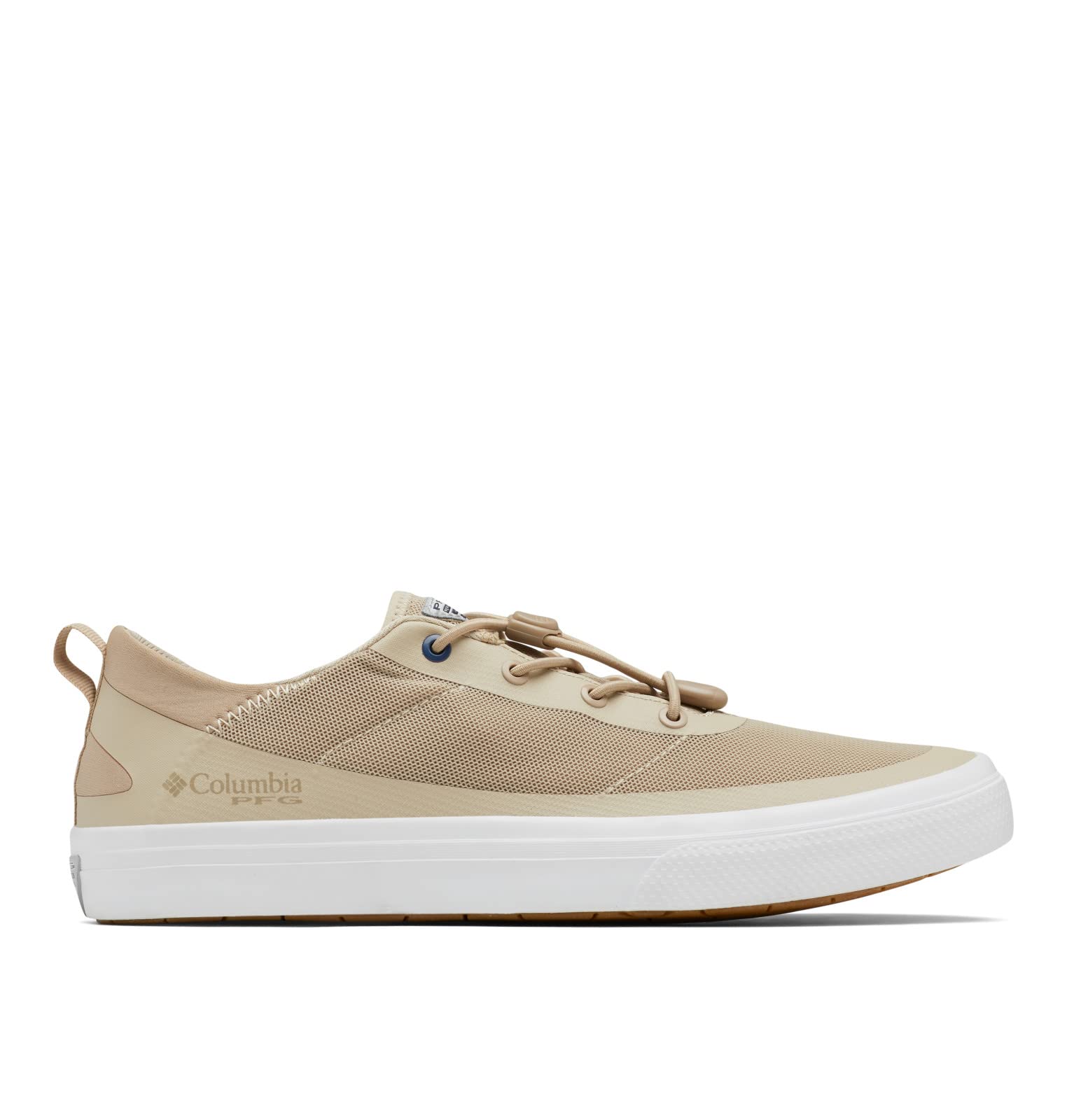 Columbia Men's Bonehead PFG Boat Shoe, Ancient Fossil/Carbon, 7