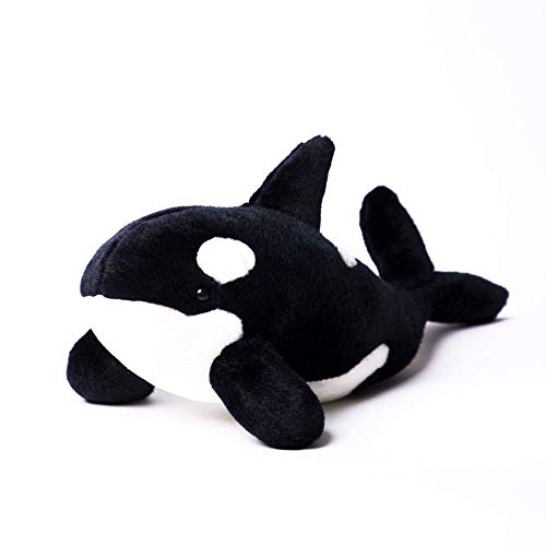 TAMMYFLYFLY The Orca Blackfish Long Big Killer Whale Stuffed Animal Sea Critters Plush Doll (39cm)