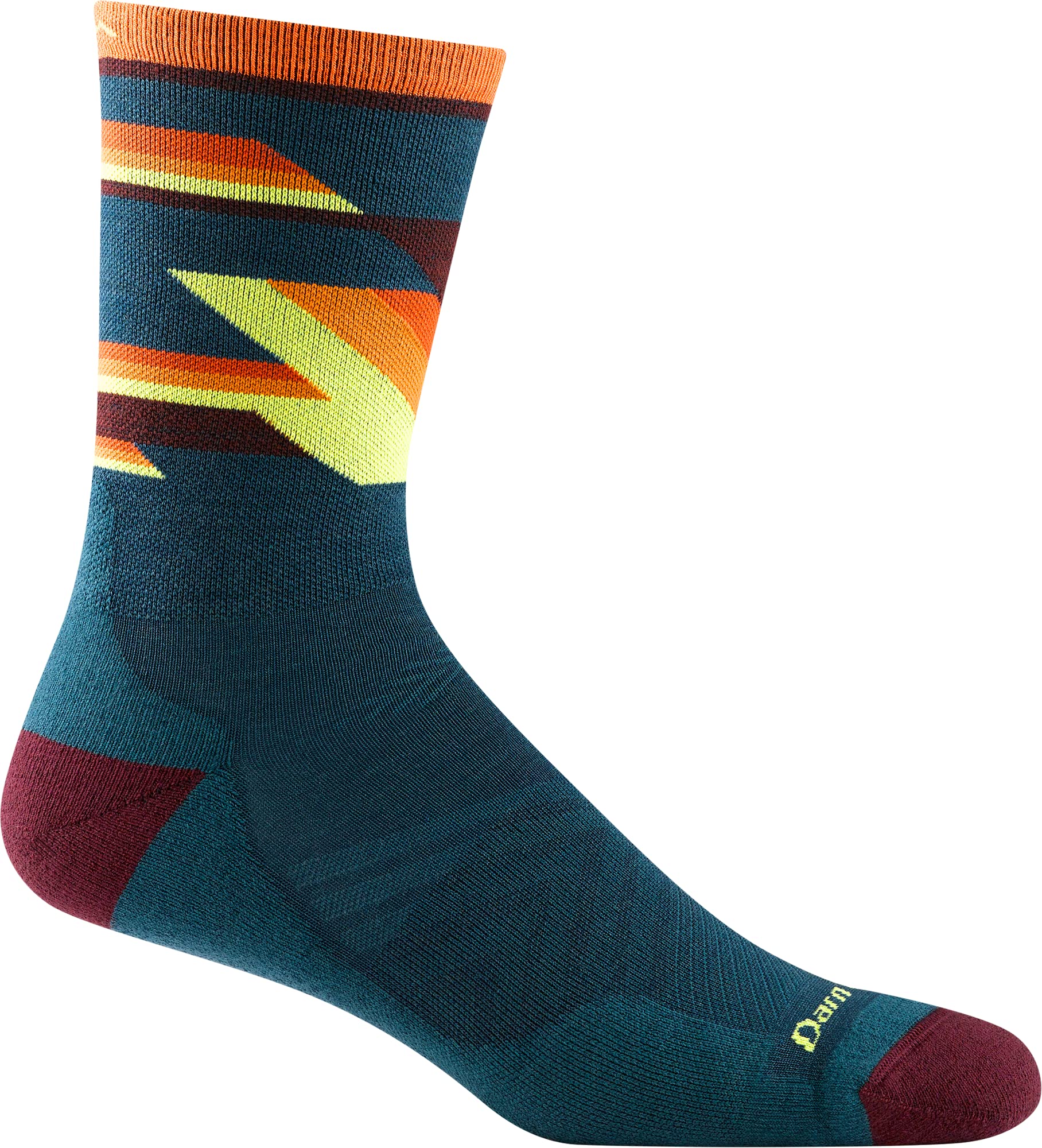 Darn Tough Bolt Micro Crew Ultra-Lightweight Sock with Cushion - Men's Dark Teal Large