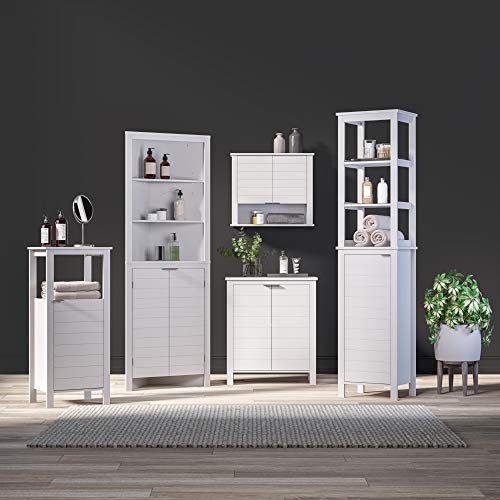 RiverRidge White Madison Collection 2-Door Wall Cabinet