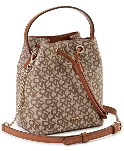 DKNY Bryant Drawstring Bucket Bag, Chino/Caramel