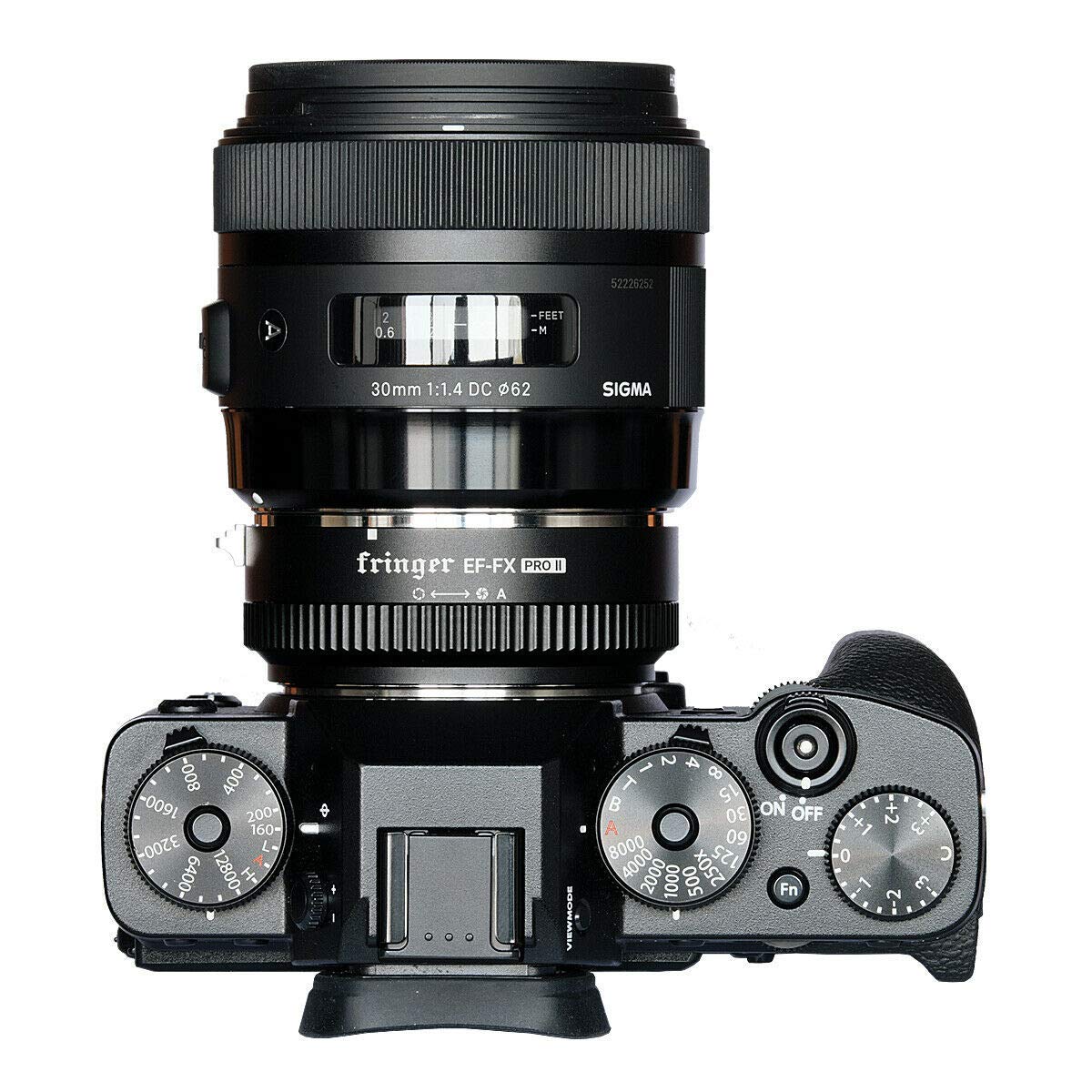 Fringer EF-FX PRO II Fuji Auto Focus Mount Adapter Built-in Electronic Aperture Automatic Compatible with Canon EOS EF Lens to Fujifilm X-Mount X-T3 X-T4 X-Pro3 X-T30II X-S10 XH2S XT30 XH2 XE4 X-T5