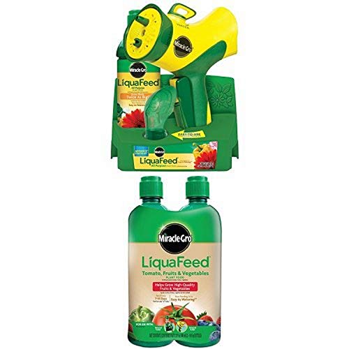 Miracle-Gro Liquafeed Advance Starter Kit + Fruit & Vegetables Food Refill Pack