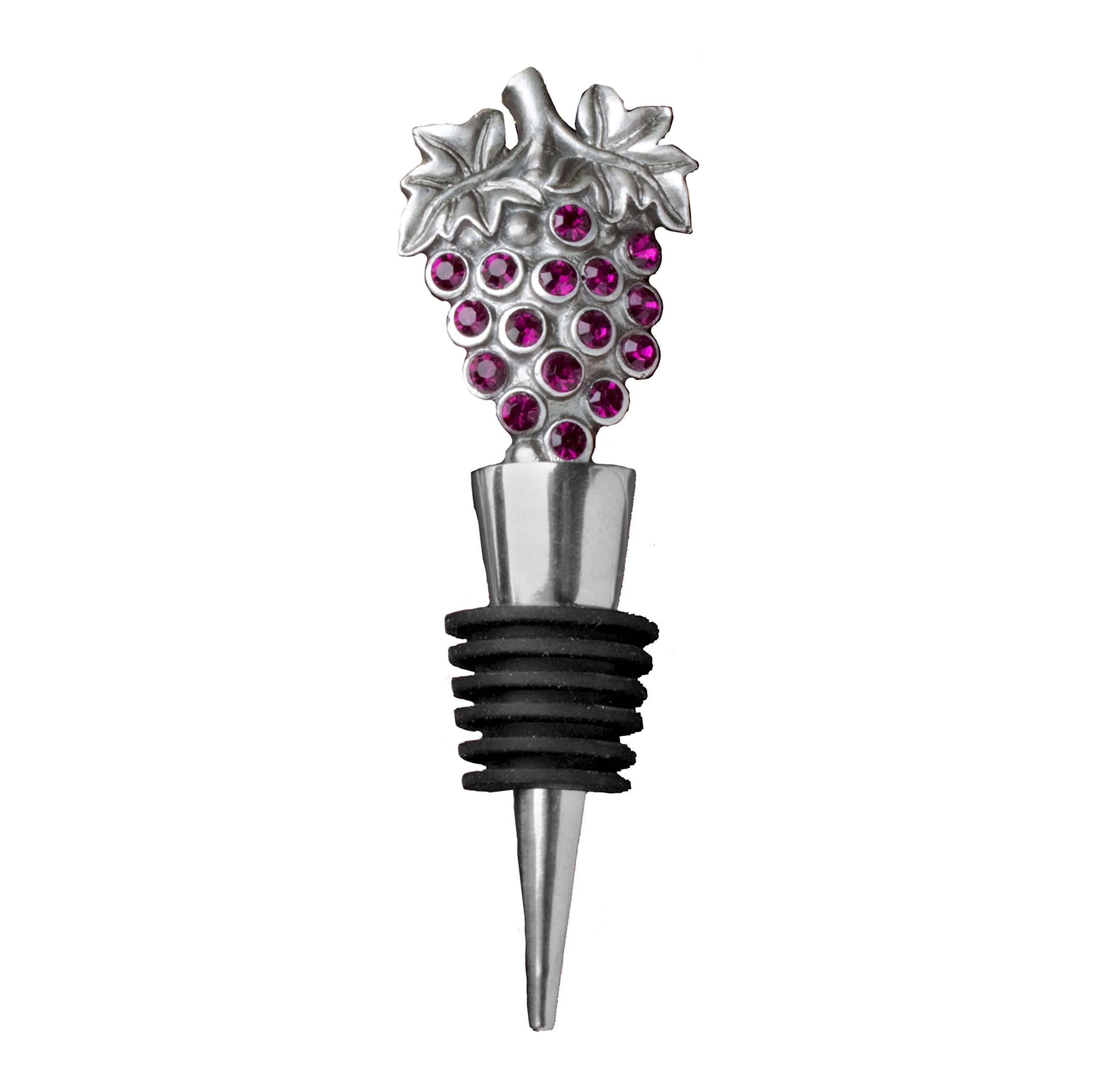 FASHIONCRAFT 1938 Vineyard Collection Wine Bottle Stopper, Bottle Stopper Favor, Gift Favor, Wedding Favor, Party Favor, Pack of 1