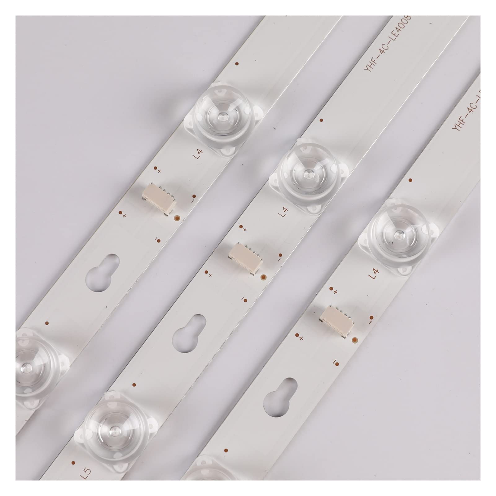 DAYHOM 3pcs LED Backlight 40" TV L40F3303B L40F3301B L40F3800A Bar Strip fit for TOT-40F3800-3X8-3030C-V1 Screen LVF400SS0TE2V2 Fit for TCL Light Strips for tv (Size : 2set)