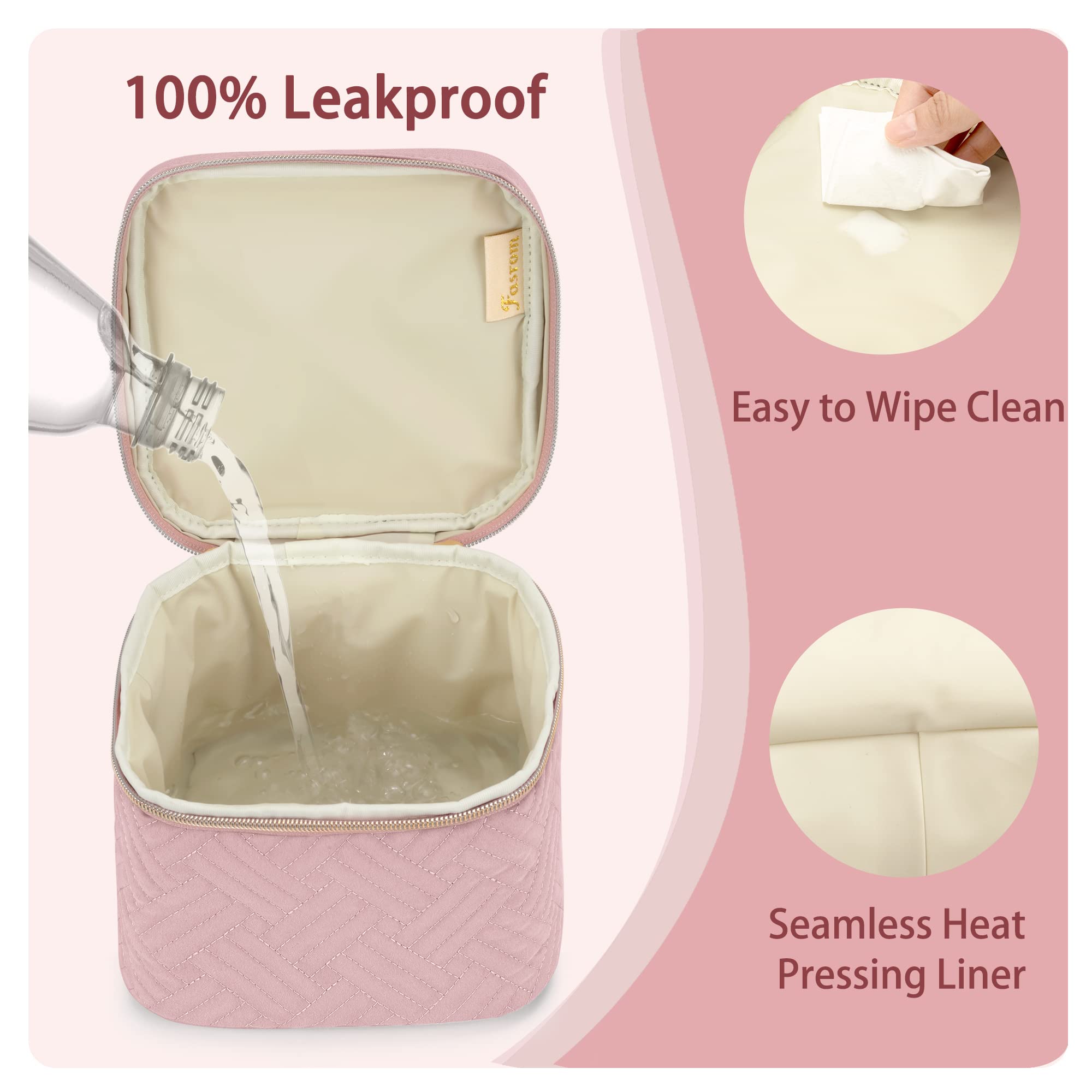 Fasrom Wearable Breast Pump Bag Bundle with Breastmilk Cooler Bag with Ice Pack Fits 4 Baby Bottles up to 5 Ounce