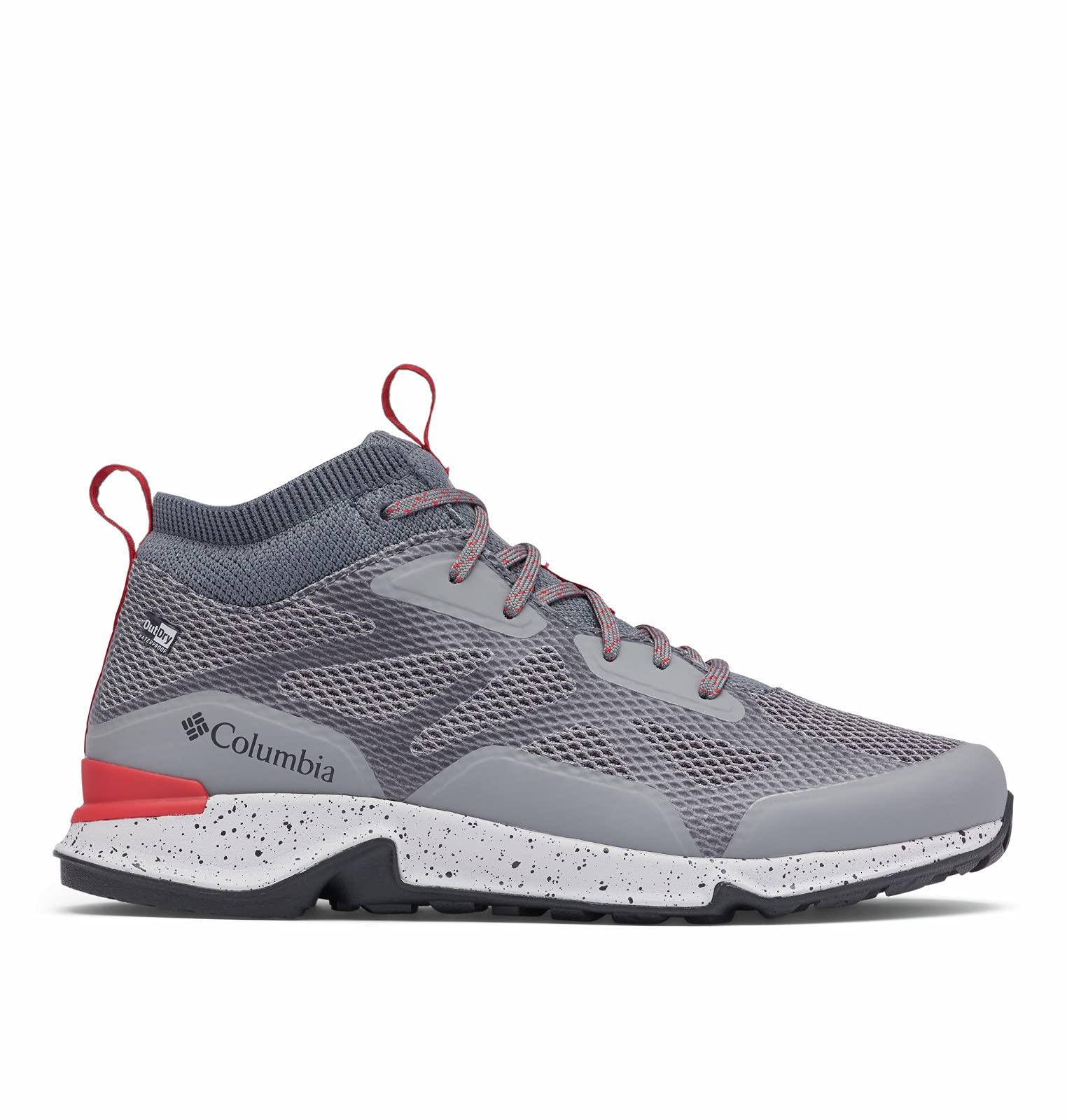Columbia mens Vitesse Mid Outdry Hiking Shoe, Collegiate Navy/Tangy Orange, 11 US