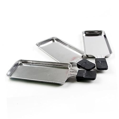Hemoton 12 Pcs Round Serving Tray Food Trays Round Baking Pan 9x9 Baking Pan Kitchen Baking Pan Baking Steel Stainless Steel Stainless Steel Bread Pan Metal Pan Rectangle Bakeware Oven