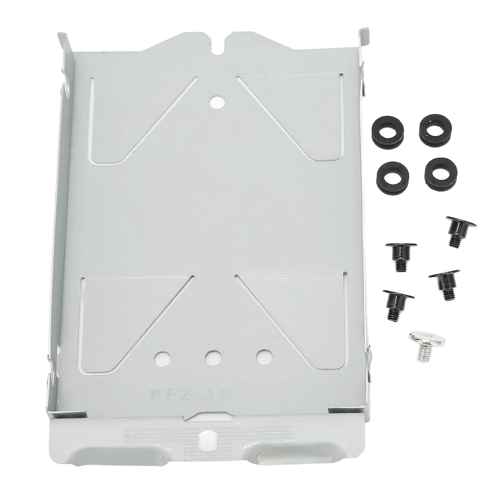 Console Hard Disk Drive Holder, Heat Dissipation Metal Game HDD Tray Replacement Screw Installation for PS4 1200