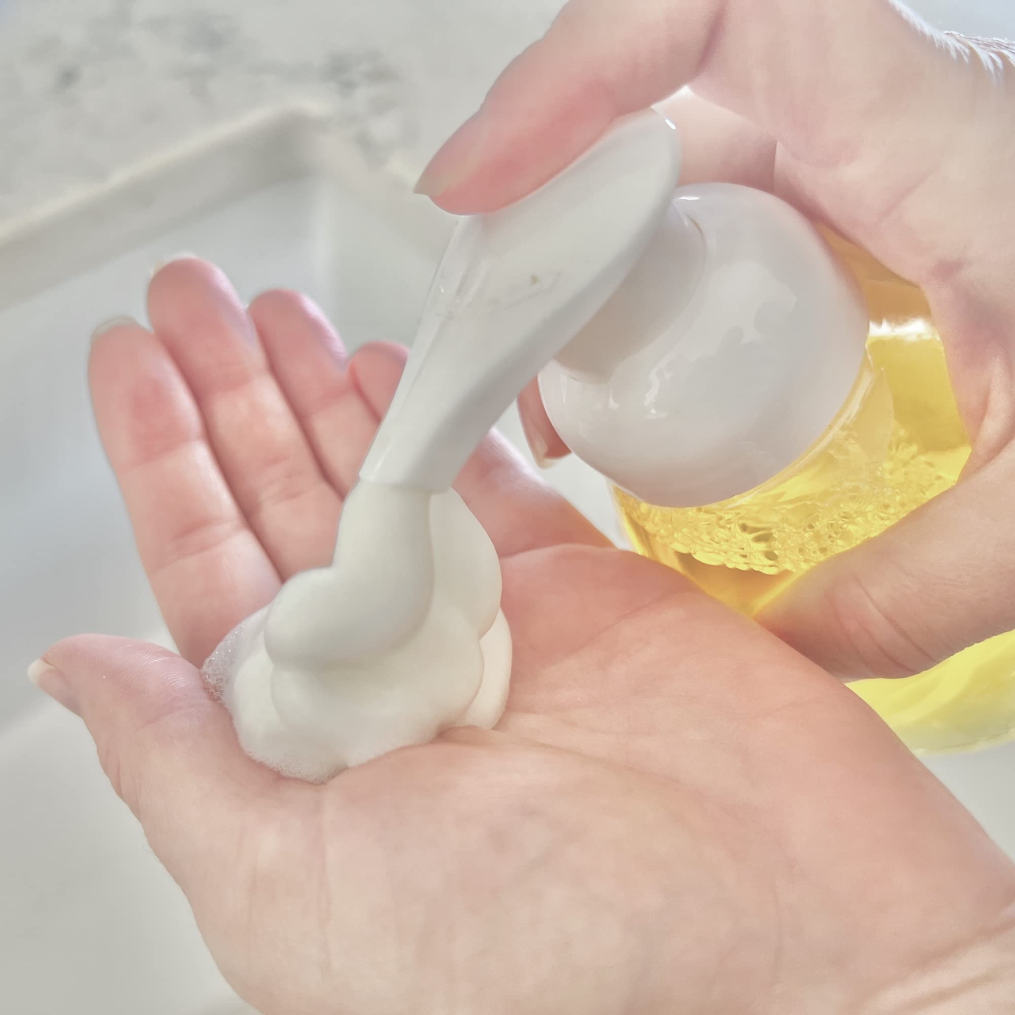 Foaming Hand Soap Tablet Refill - 12 Pack Eco Friendly Hand Wash Tablets, Zero Waste Handwash Concentrate - Equivalent To 96 Fl Oz Liquid (Fills 12 X 8 fl oz Refillable Foam Dispenser) - Lemon Scent