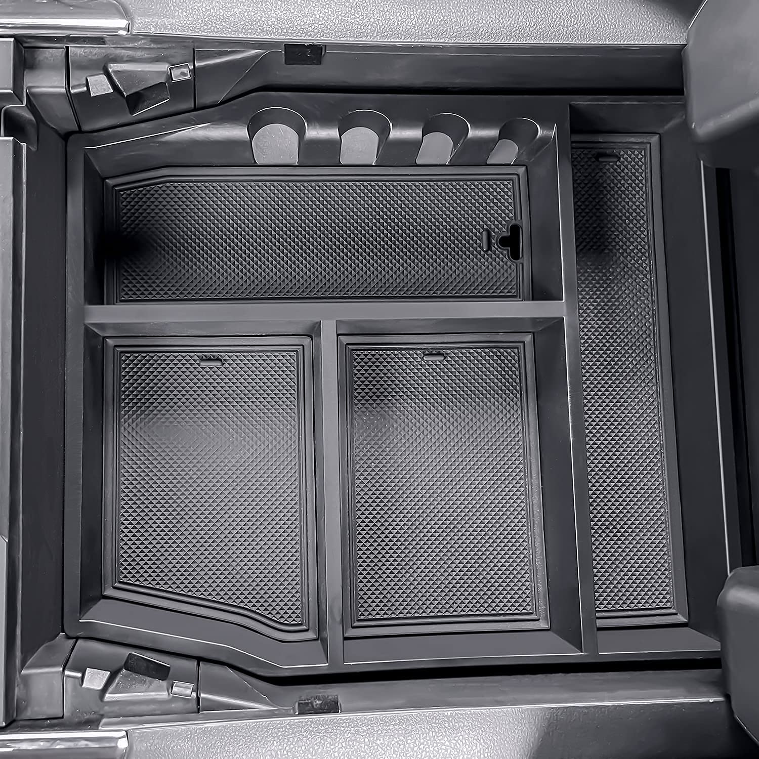 Center Console Organizer for 2021 2022 Ford F150 Container Tray Storage Box Compatible with 2021 Ford F150 Accessories