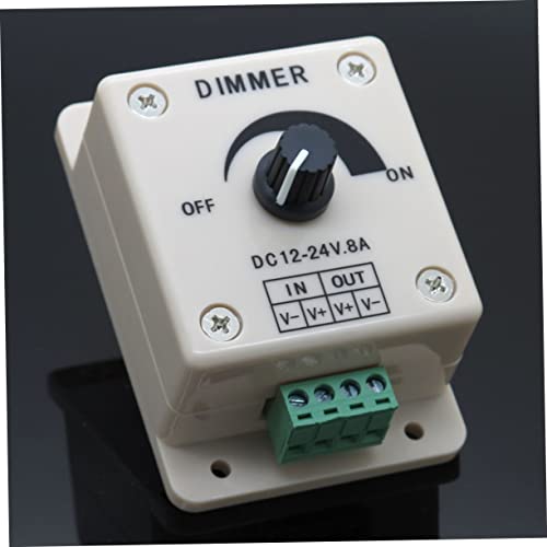 DOITOOL Dimmer Switch Plug Switch Dimmer Light Switch Dimmer Switch for LED Lights Touch Dimmer Switch LED Strip Lamp Switch Oa Switch Wall Switch Panel Dimmer LED Light Modulator 8a